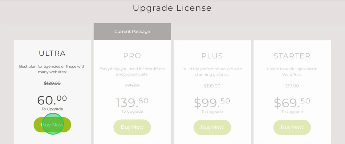 How to upgrade your license Imagely